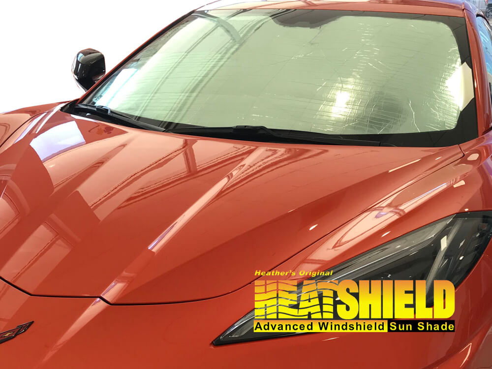 2023 Chevrolet Corvette Convertible Windshield Sun Shades, Car Window ...